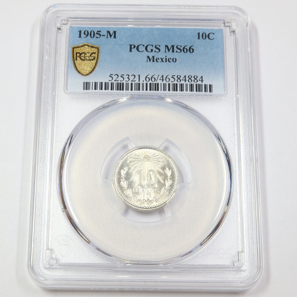 1905 M PCGS MS66 - MEXICO - 10 Centavos 10C Coin #43529A | eBay