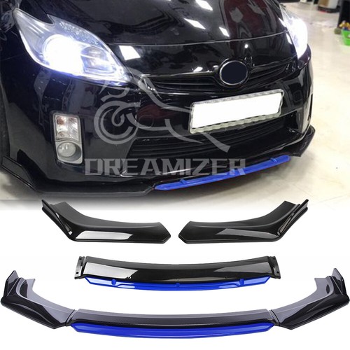 For Toyota Corolla Prius Black Blue Front Bumper Lip Spoiler Splitter ...