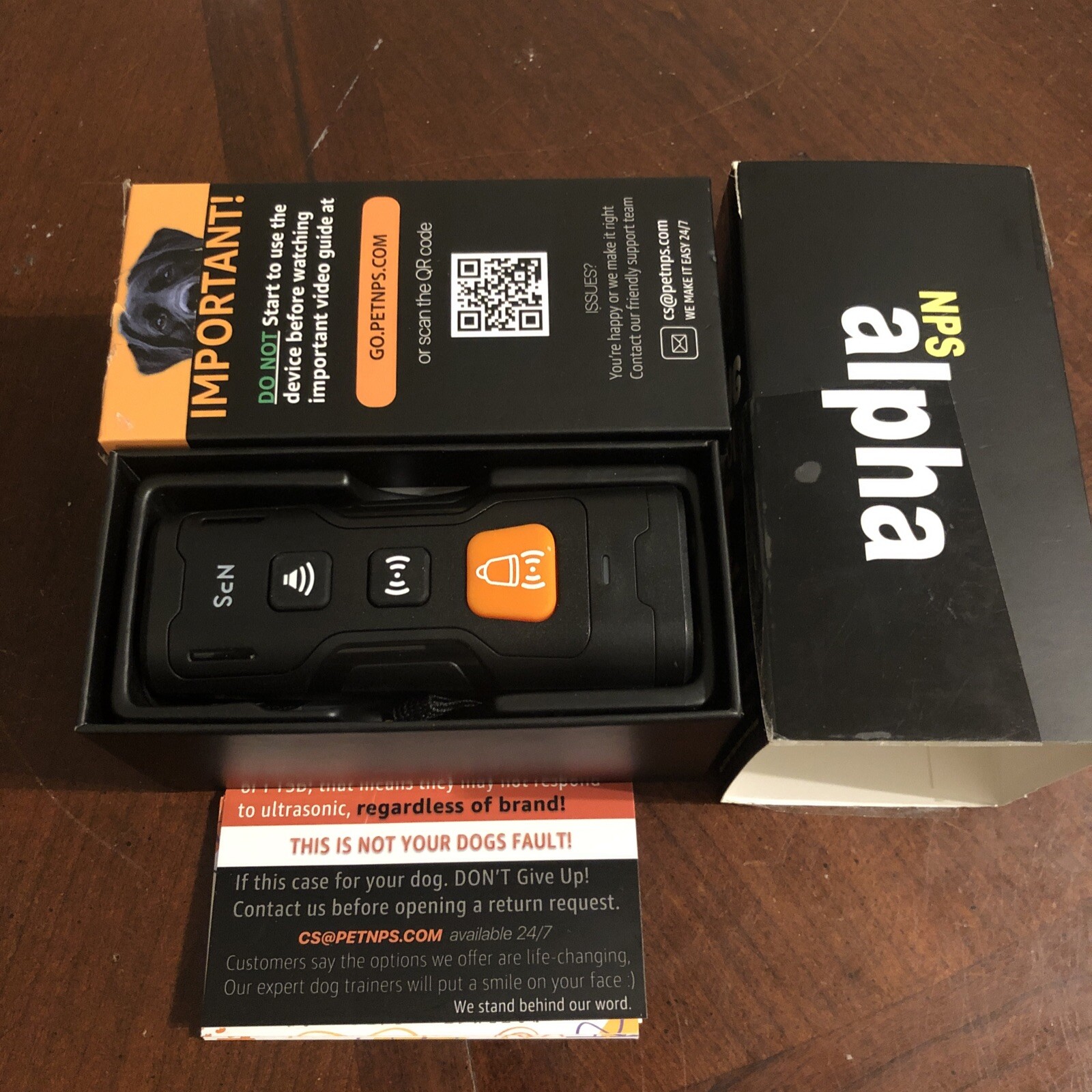 NPS Alpha Dog Behavior Trainer Anti Tool BarkControl Device USB ...