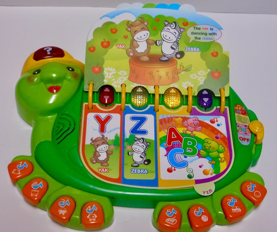 Vtech Touch & Teach Turtle Learning Music Lights ABC's Phonics ...