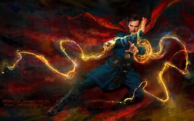 Marvel doctor strange cinematic universe benedict playmat gaming mat | eBay