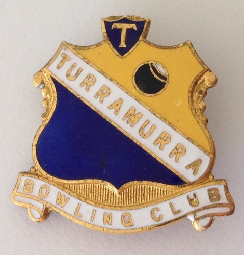 Turramurra Bowling Club Badge Pin Vintage Lawn Bowls (L14) | eBay