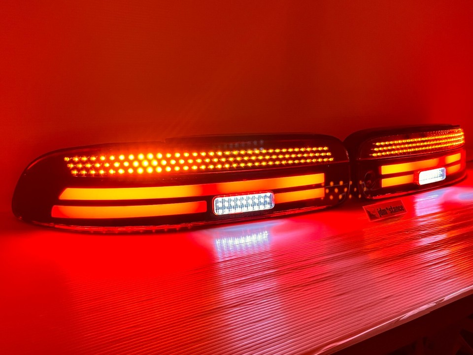 1991-2001 Toyota Soarer SC300 SC400 JDM Full LED Tail Lights Sequential ...