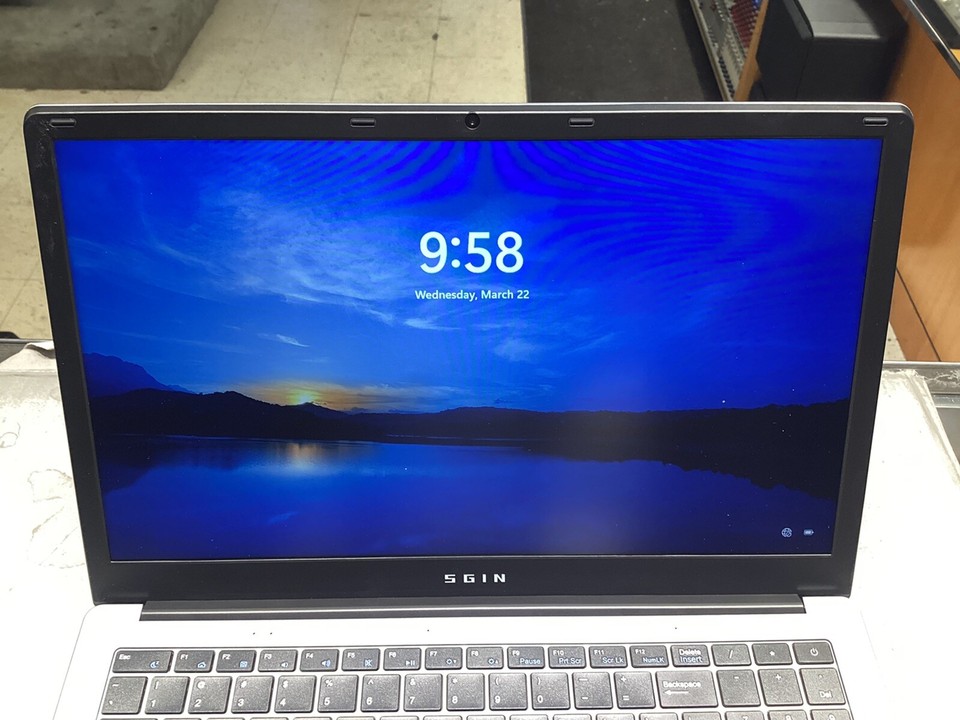 SGIN M15 Laptop 15.6 Inch, 4GB DDR4 128GB SSD Windows 11 *See Pictures ...