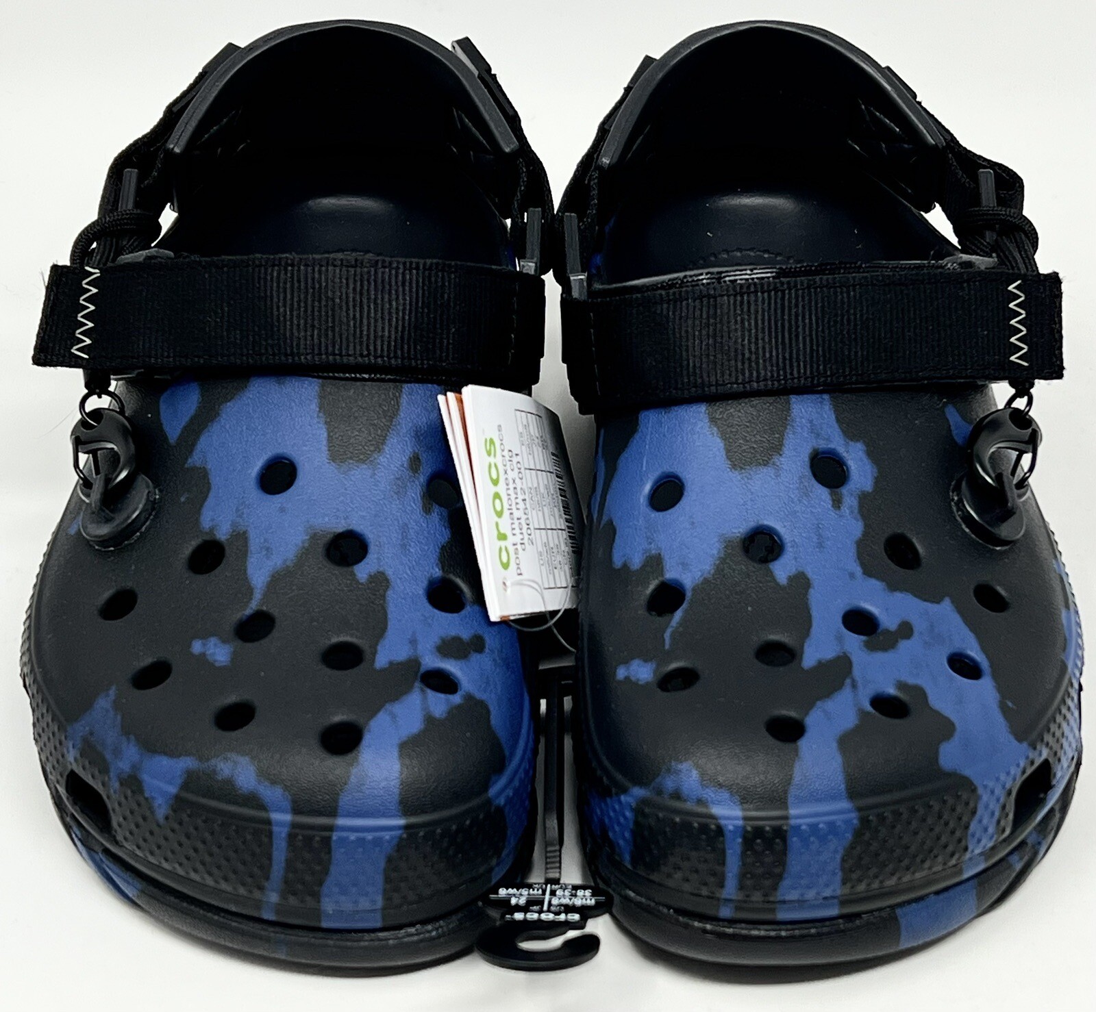 Post Malone X Crocs Duet Max Clog Womens size 8 Mens size 6 Black/Blue ...