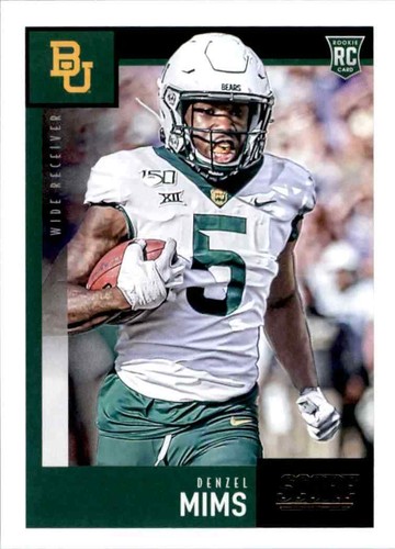 2020 Score #419 Denzel Mims Baylor Bears Football Card | eBay