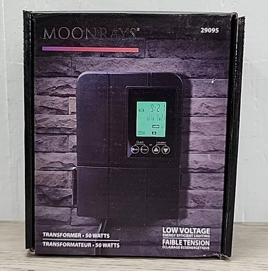 Moonrays 50W 5-Mode Low Voltage Transformer w/ Astronomic Timer 29095 ...