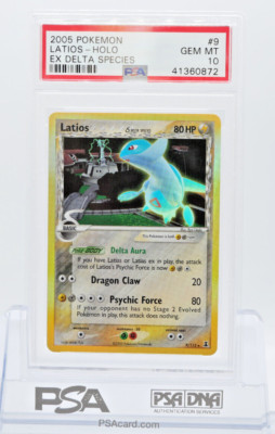 PSA 10 LATIOS HOLO #9 POKEMON 2005 EX DELTA SPECIES GEM MINT | eBay