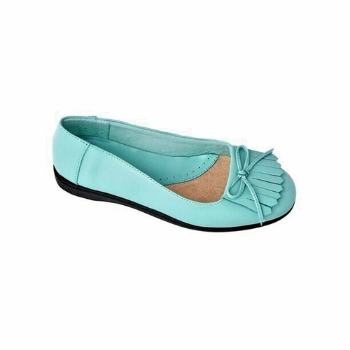 Angel Steps® Women Laney Fringe Flat Color: Turquoise Size 12 X W | eBay