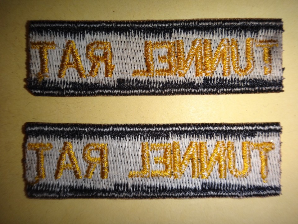 2 Vietnam War Tabs US Special Combat Unit TUNNEL RAT Patches | eBay UK