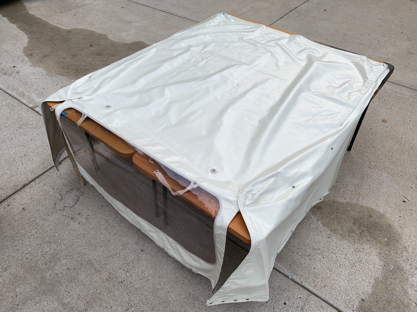 NOS Jeep CJ CJ7 Whitco Export White Soft Top