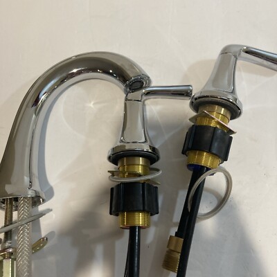 Pfizer Bathroom Faucet , Polished Silver With Attachments | eBay