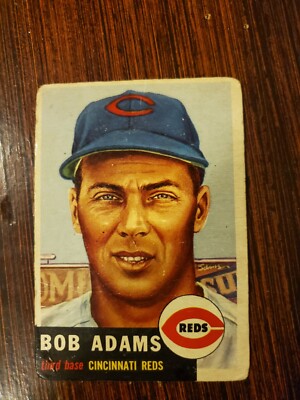 1953 Topps #152 Bob Adams Cincinnati Reds | eBay