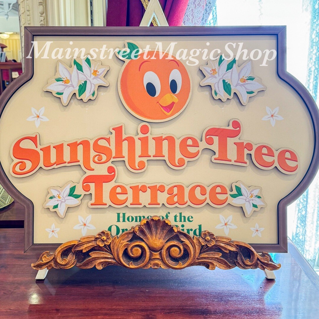 Disney Parks 2022 Sunshine Tree Terrace Orange Bird Replica Prop Wall ...