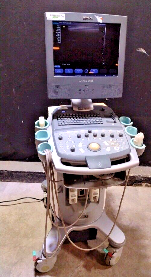 SIEMENS ACUSON X300 PREMIUM EDITION ULTRASOUND WITH 2 FREE PROBES (VF10 ...