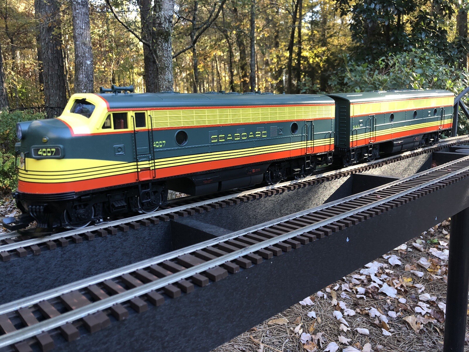 LGB G scale F7 AB Custom Seaboard RR paint | eBay