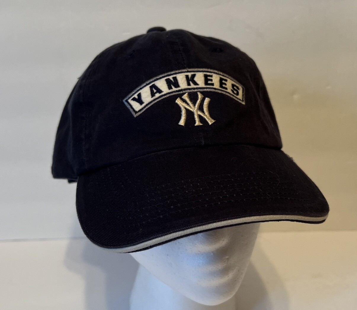 Vintage New York Yankees Hat Strapback Blue Baseball Hat ANNCO | eBay