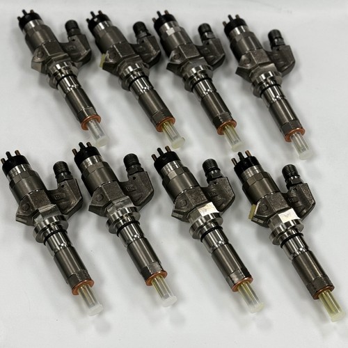 Bosch Fuel Injector SET 8 For CHEVY DURAMAX LB7 01-04 GMC 6.6L NO CORE ...