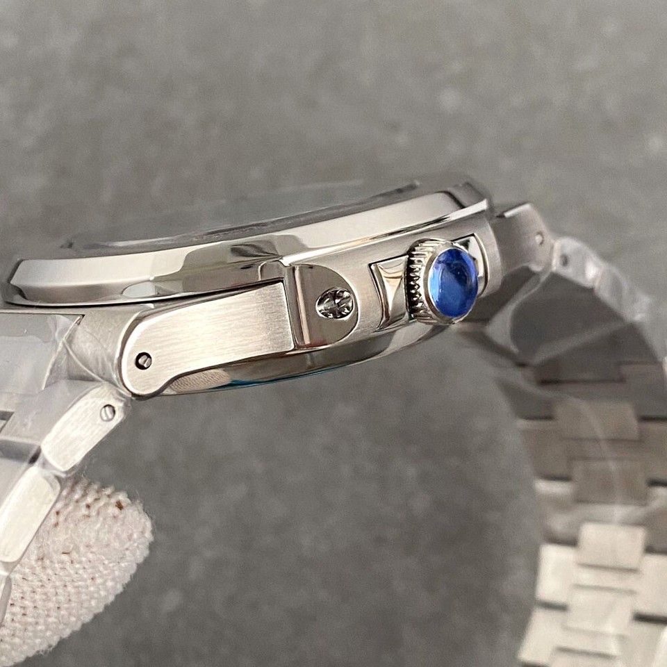 Retro Square 40mm Ice Blue Watch Dial Sapphire NH35A Mens Mechanics ...