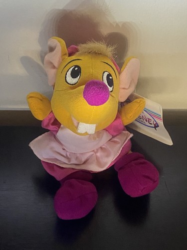 Disney Store Cinderella Suzy Mouse 8” Mini Bean Bag Plush | eBay