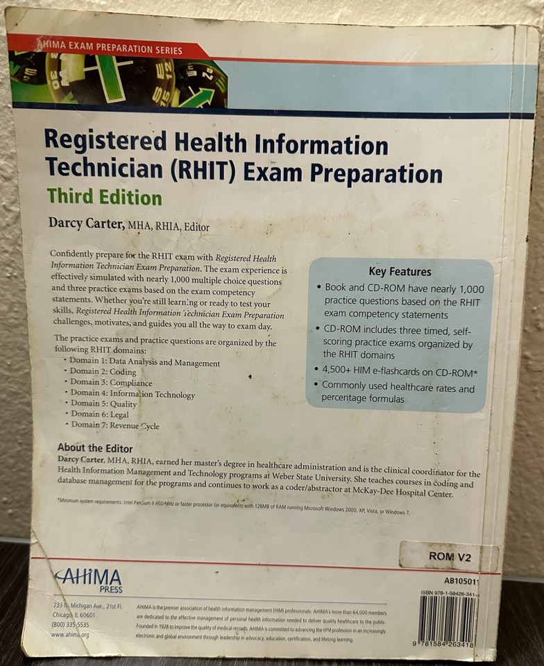 AHIMA Exam Preparation Ser.: Registered Health Information Technician ...