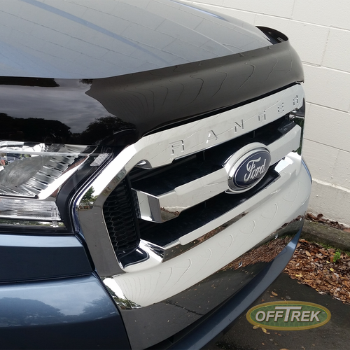 FORD RANGER 2016-2022 T6 AIRPLEX Bonnet Guard / Stone Protector DARK ...