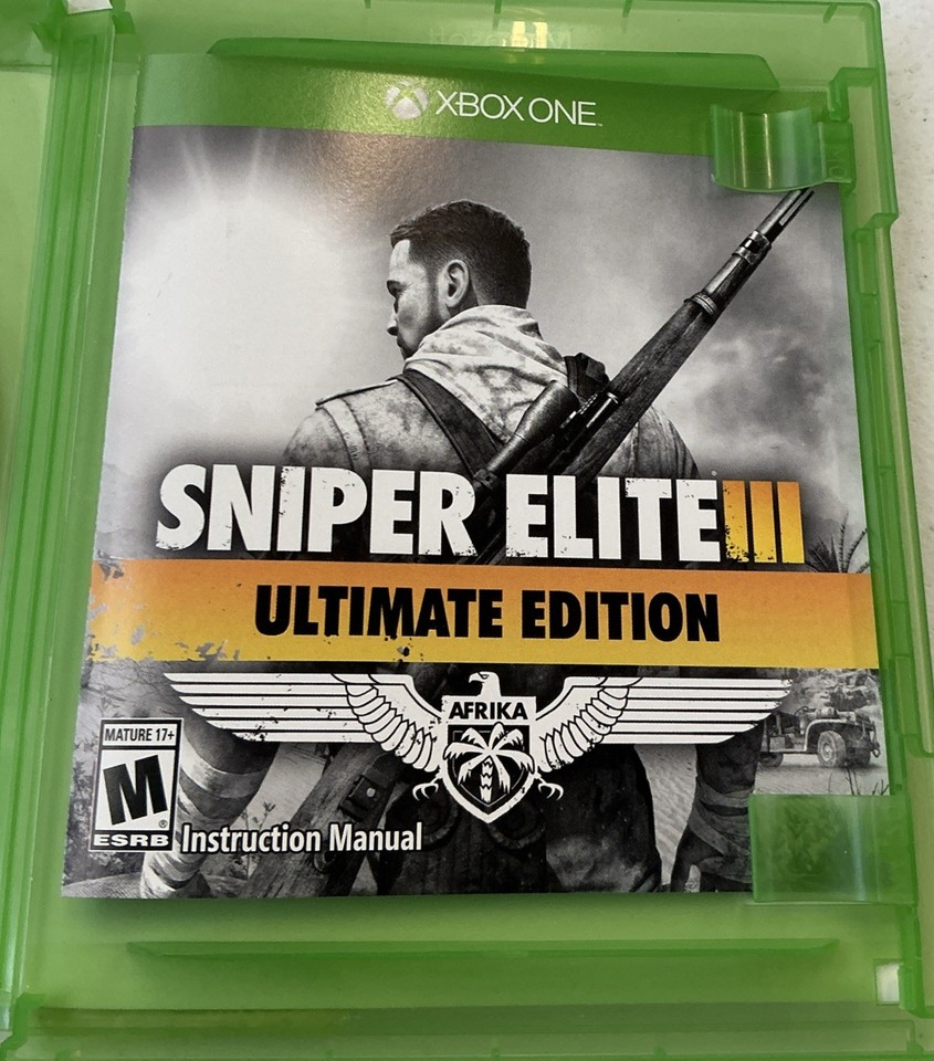 Sniper Elite III Ultimate Edition Xbox One Complete Tested -- S2G -- | eBay