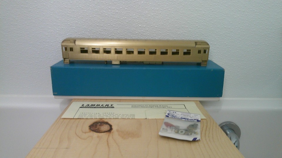 BRASS LAMBERT HO UNDECORATED SANTA FE COACH | eBay