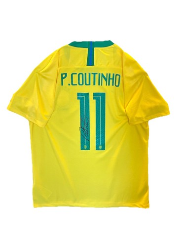 Philippe Coutinho Signed 2018 Brazil Kit | eBay