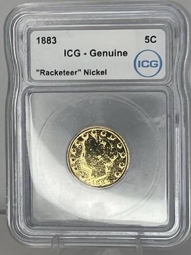 1883 Liberty Head “Racketeer Nickel” – Gold-Plated No Cents – ICG ...
