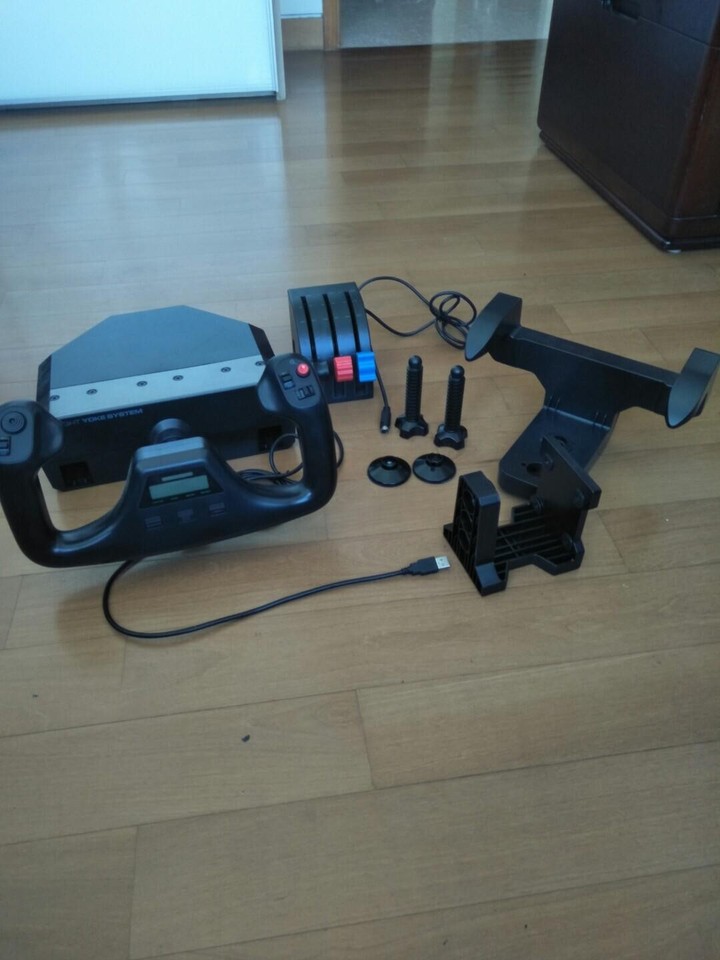 Saitek Pro Flight Cessna Yoke System w/ Throttle | eBay