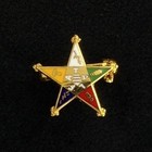 Masonic Order of the Eastern Star Lapel Pin - Safe Pin back (OES-4) EES ...
