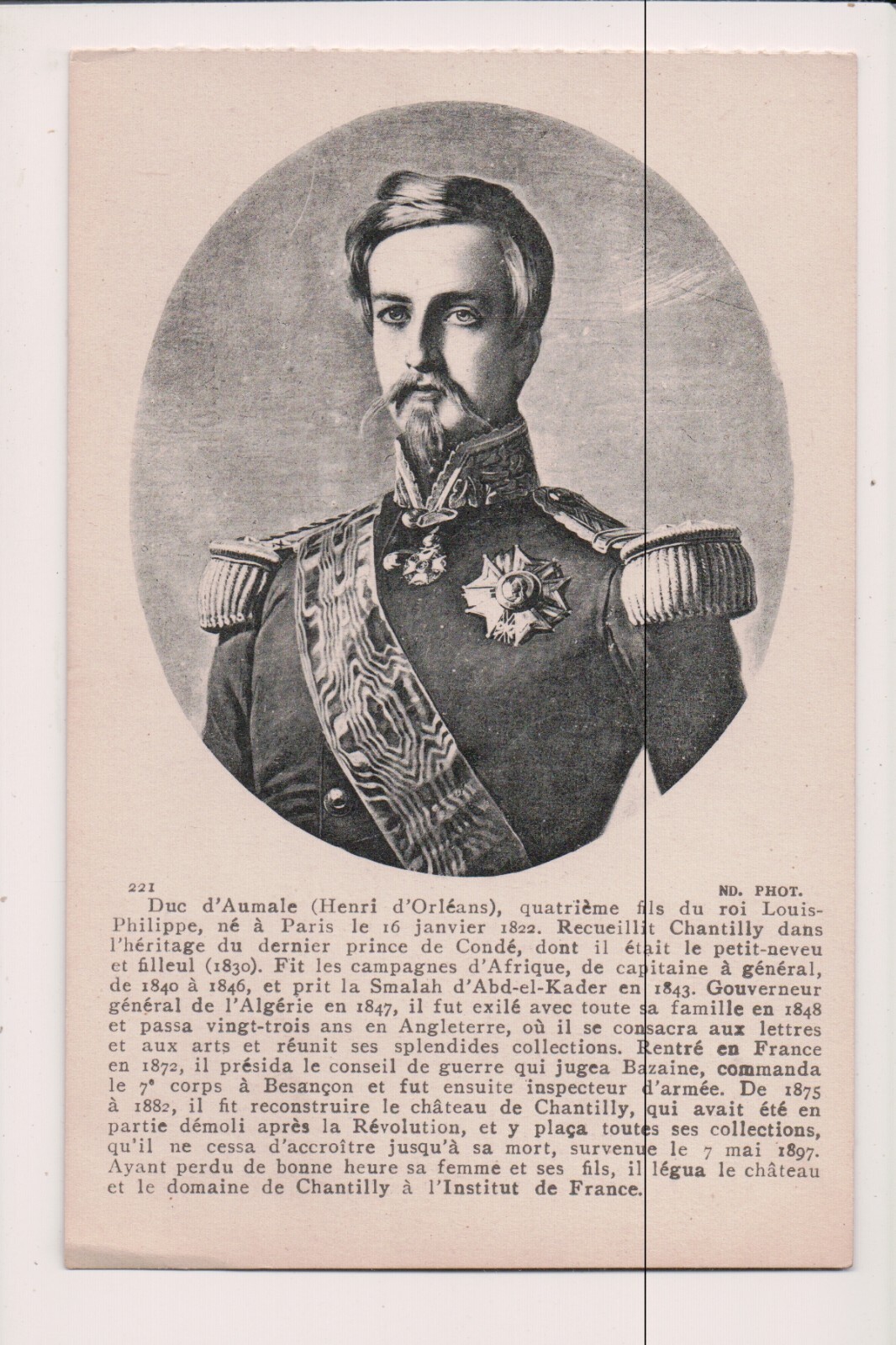 Vintage Postcard Prince Henri d'Orléans, Duke of Aumale | eBay