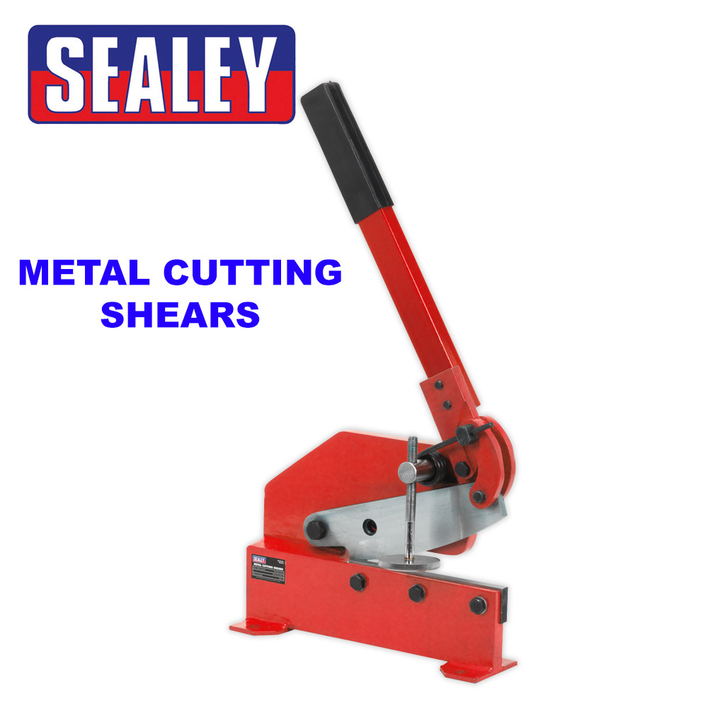 Sealey Metal Cutting Shears/Cropper/Guillotine 6mm Capacity 13mm Round ...