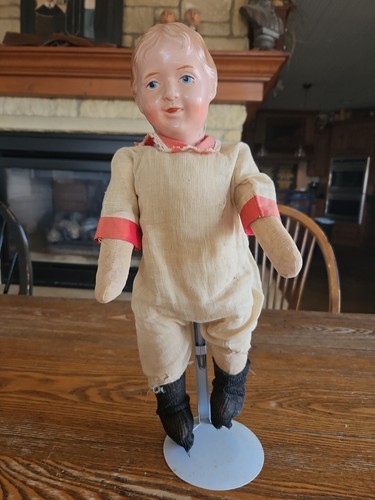 Rare Early 1900's Louis Amberg Composition Doll 17" | eBay