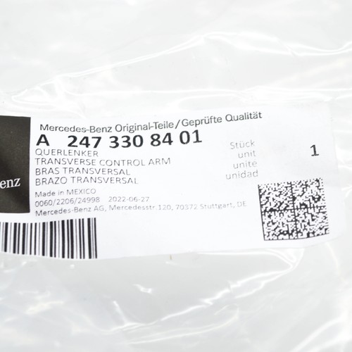 NEW MERCEDES-BENZ GLA H247 FRONT RIGHT LOWER CONTROL ARM A2473308401 | eBay