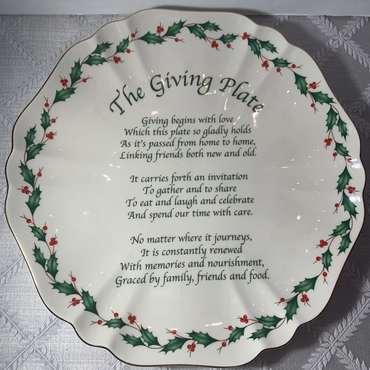 Offering Plate Christmas