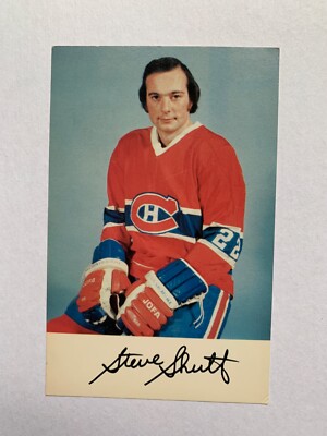 1976-77 Montreal Canadiens Team Issue Photo/Postcard - Steve Shutt | eBay