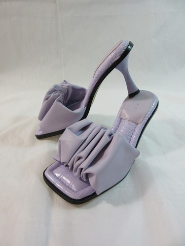 SAM EDELMAN Lavender Slip On Slade Size 6 1/2 Evening Kitten Heel ...