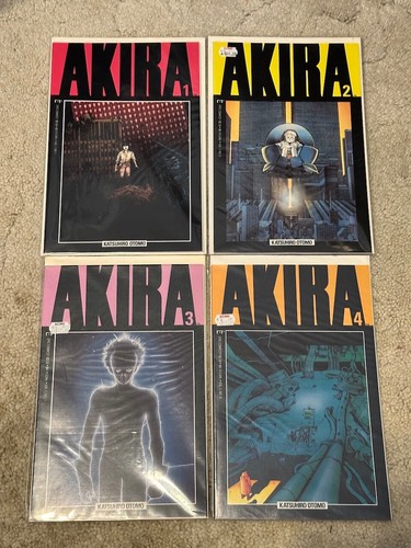AKIRA #1-4 Run (1988) 1st Prints - Epic Comics Katsuhiro Otomo | eBay