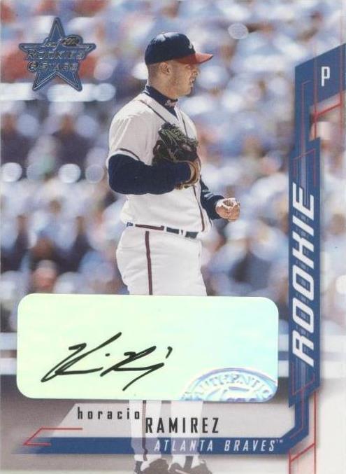 2001 Leaf Rookies & Stars - Rookie Horacio Ramirez #209 Autographs (AU ...