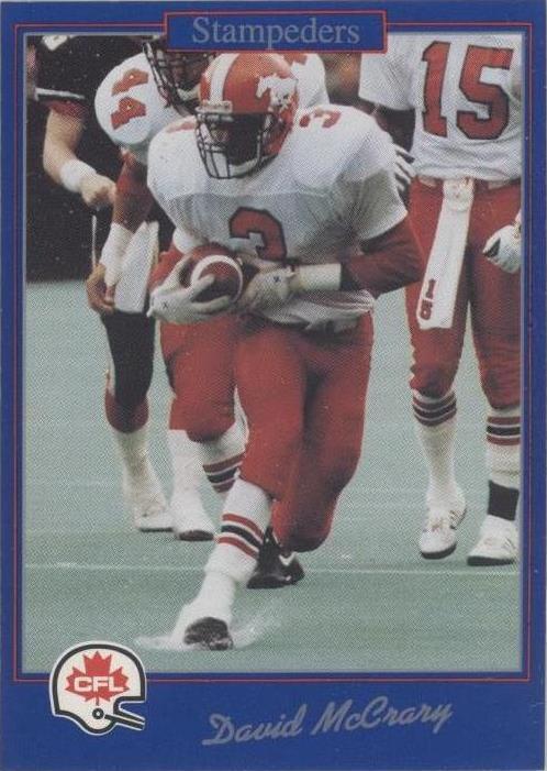 1991 Jogo CFL - David McCrary #65 (RC) for sale online | eBay