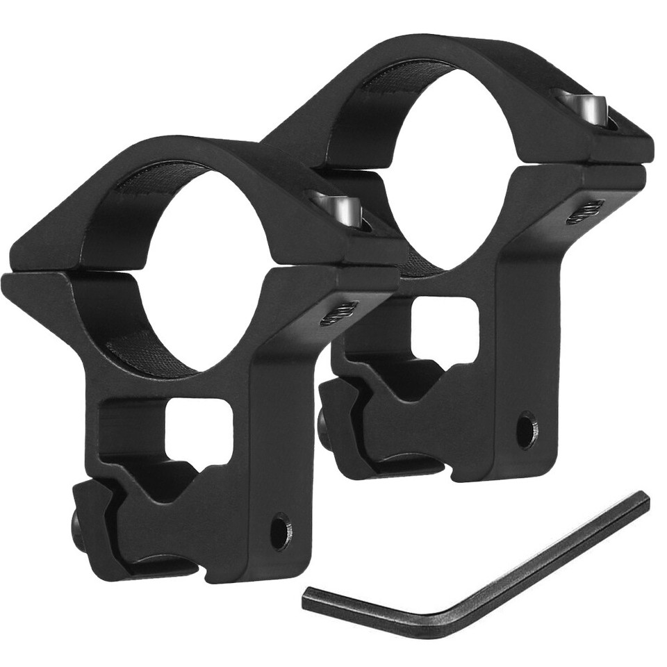 2/4Pcs 1" Scope Rings 3/8" Dovetail Low / High Profile Rifle scope Ring ...