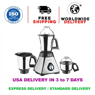 Preethi Steele MG 206 110 V 550-Watt Mixer Grinder FOR Usa and Canada ...