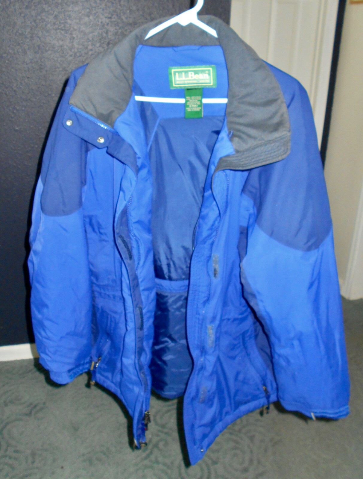 L.L. Bean PrimaLoft Winter Jacket Blue - Gem