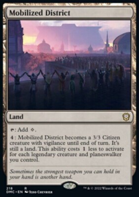 MTG Mobilized District Mixed Sets Same Art Commander LP | eBay