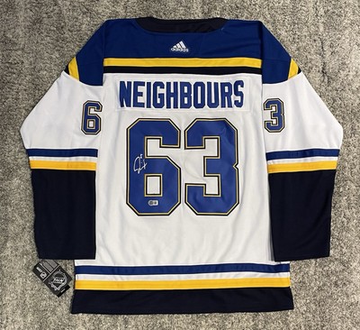 Jake Neighbours Signed St. Louis Blues Jersey Beckett COA | eBay