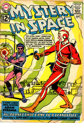 MYSTERY IN SPACE #75 (DC 1962) 1st meeting ADAM STRANGE + JLA! 2nd ...