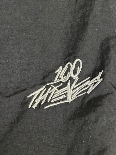 100 Thieves Pants Mens XL Black Foundations Nylon Straight Leg Ankle ...