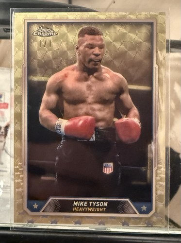 2024 Topps Chrome Boxing #35 Mike Tyson 1/1 Superfractor | eBay